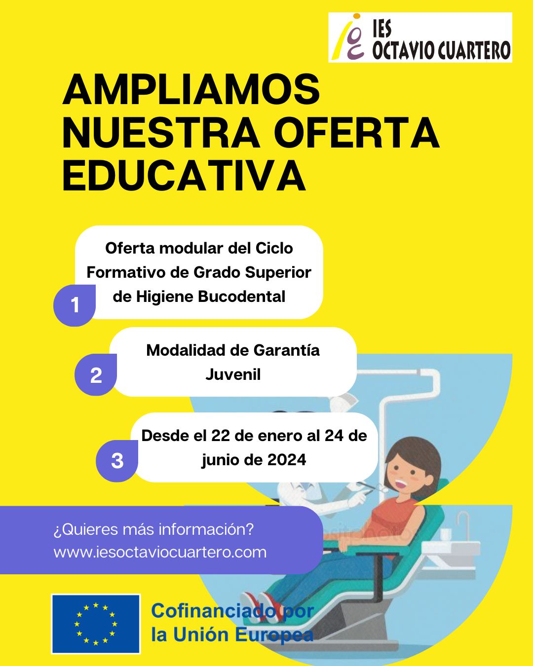 El IES Octavio Cuartero abre las admisiones para la oferta modular del ...